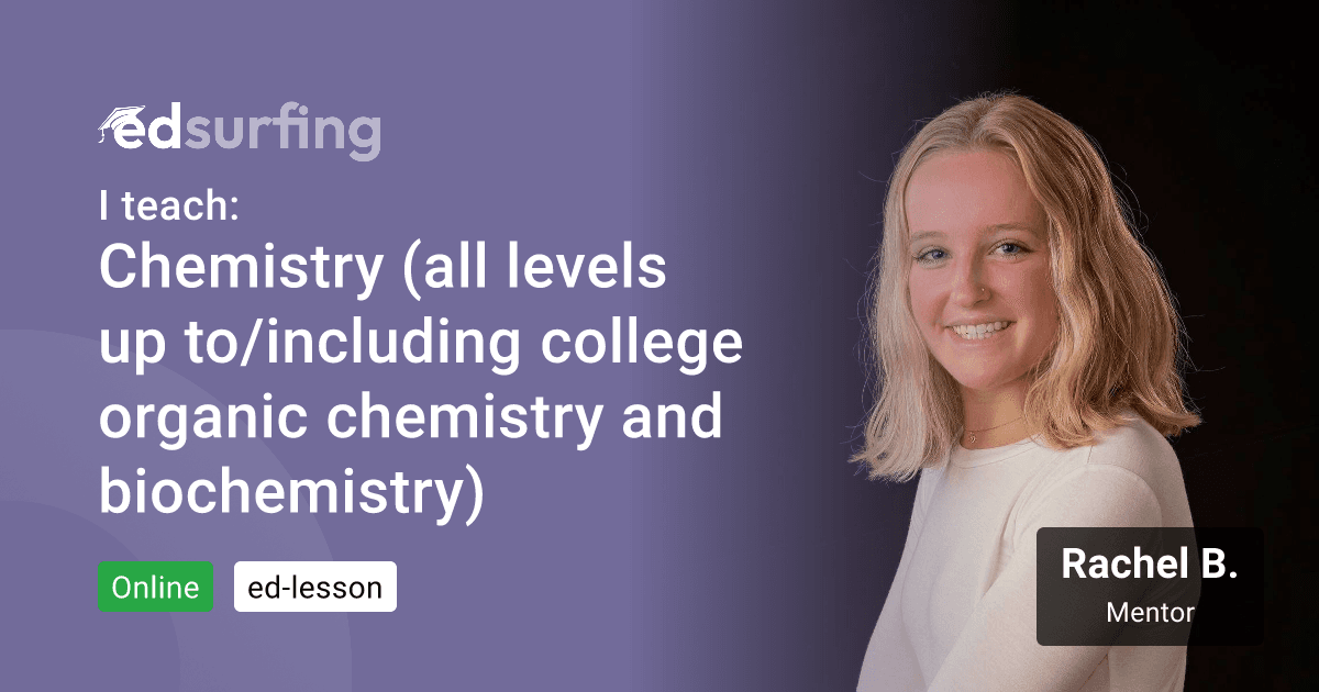 Learn Chemistry (all levels up to/including college organic chemistry ...